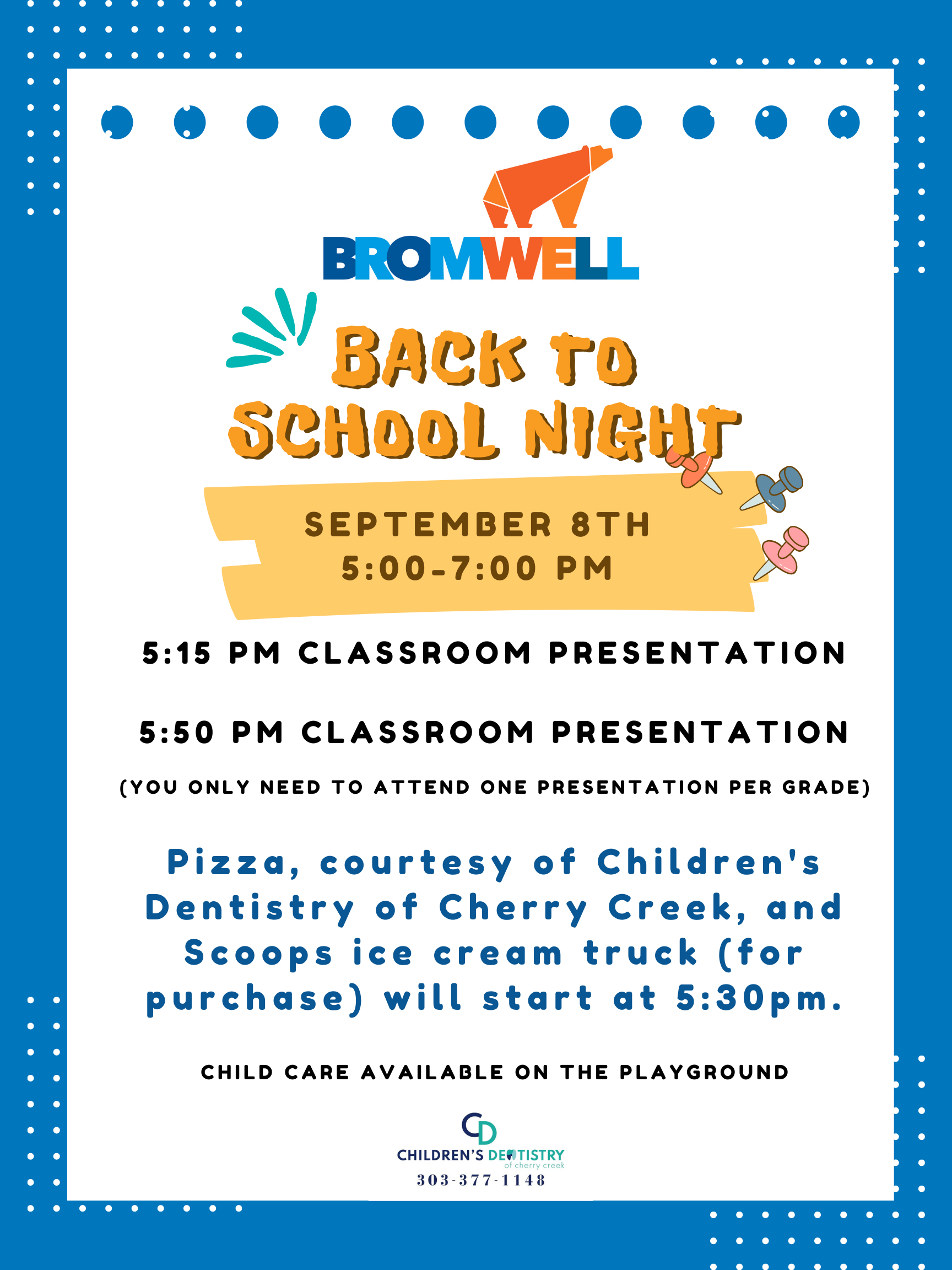 Bromwell Elementary » BACK TO SCHOOL NIGHT